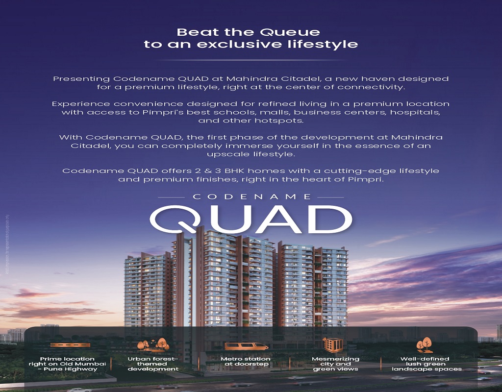 MAHINDRA LIFESPACES CITADEL | MAHINDRA CITADEL